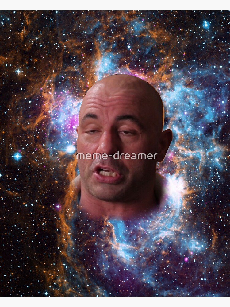 "Joe Rogan Space Mask meme" Sticker for Sale by meme-dreamer | Redbubble