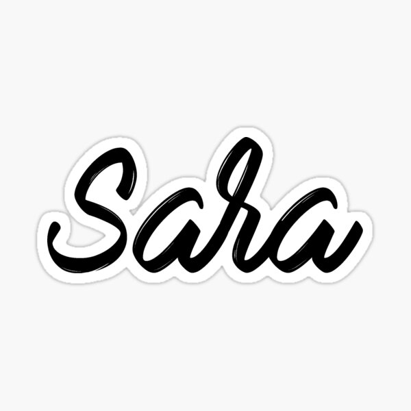 Sara Girls Name Stickers | Redbubble