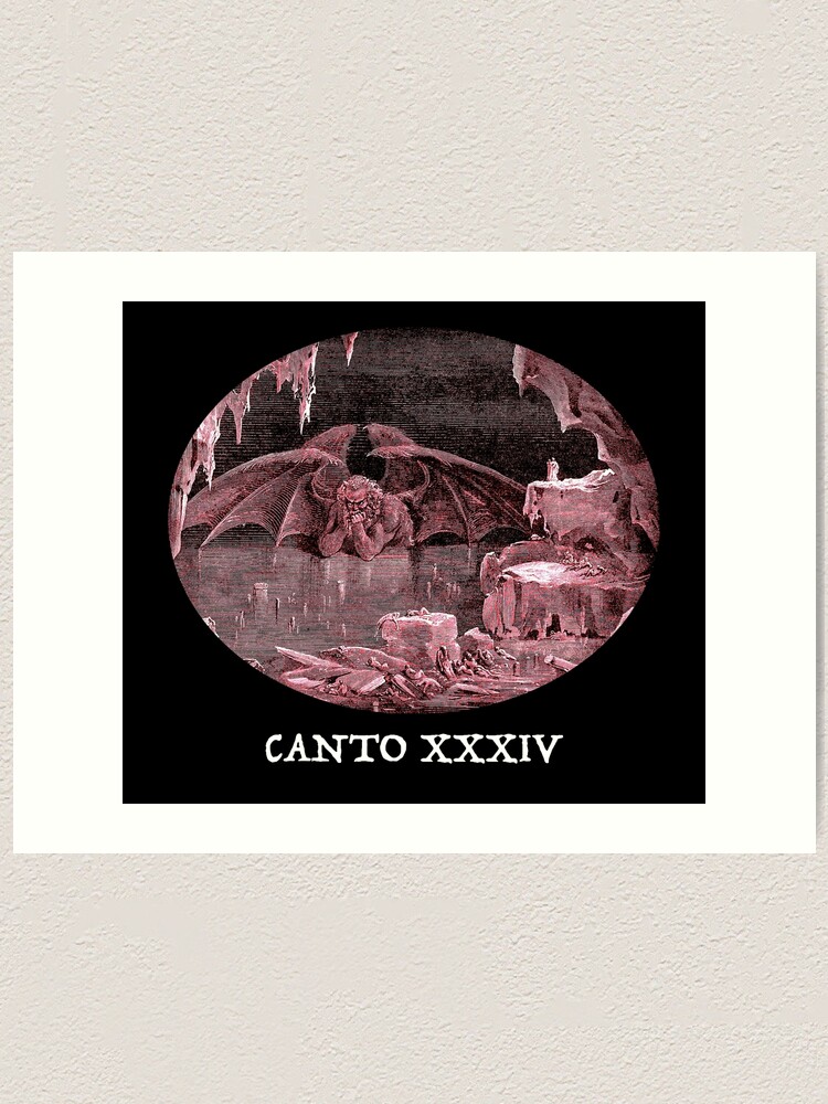 "Dantes Inferno Canto 34 (Lucifer)" Art Print by Persona- | Redbubble