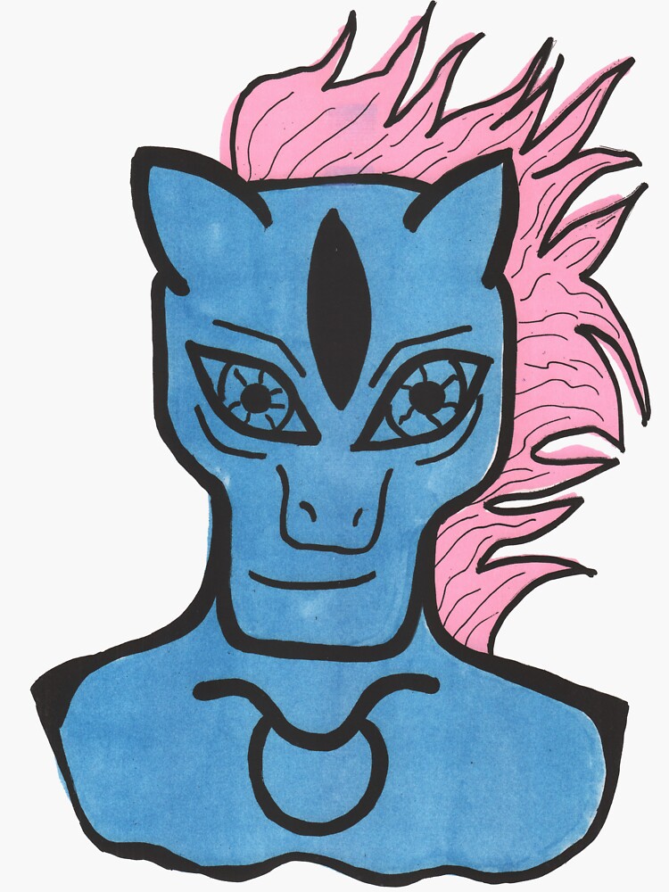 "Taurus- The Qilin" Sticker by TweekiedooX3 | Redbubble