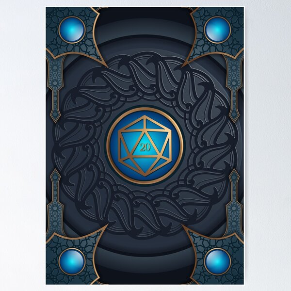 "Unique Tabletop RPG Magic D20 Dice" Poster for Sale by pixeptional ...