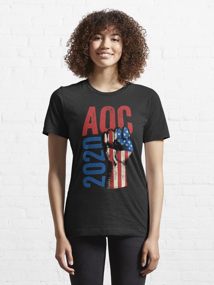 "AOC for President Alexandria Ocasio-Cortez 2020 Election" T-shirt for ...