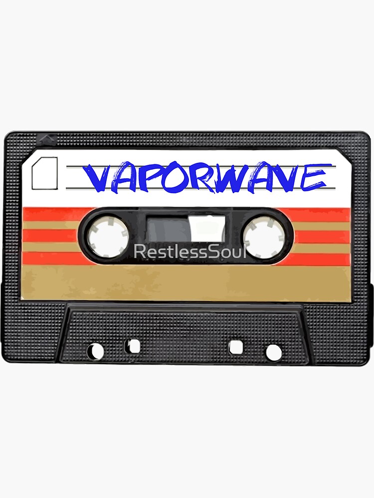 "Vaporwave" Sticker by RestlessSoul | Redbubble