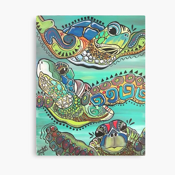 Turtle Stack Wall Art | Redbubble