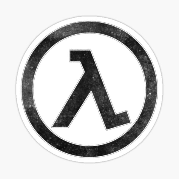 "-GAMING- Half Life Logo" Sticker for Sale by ShimadaSan | Redbubble