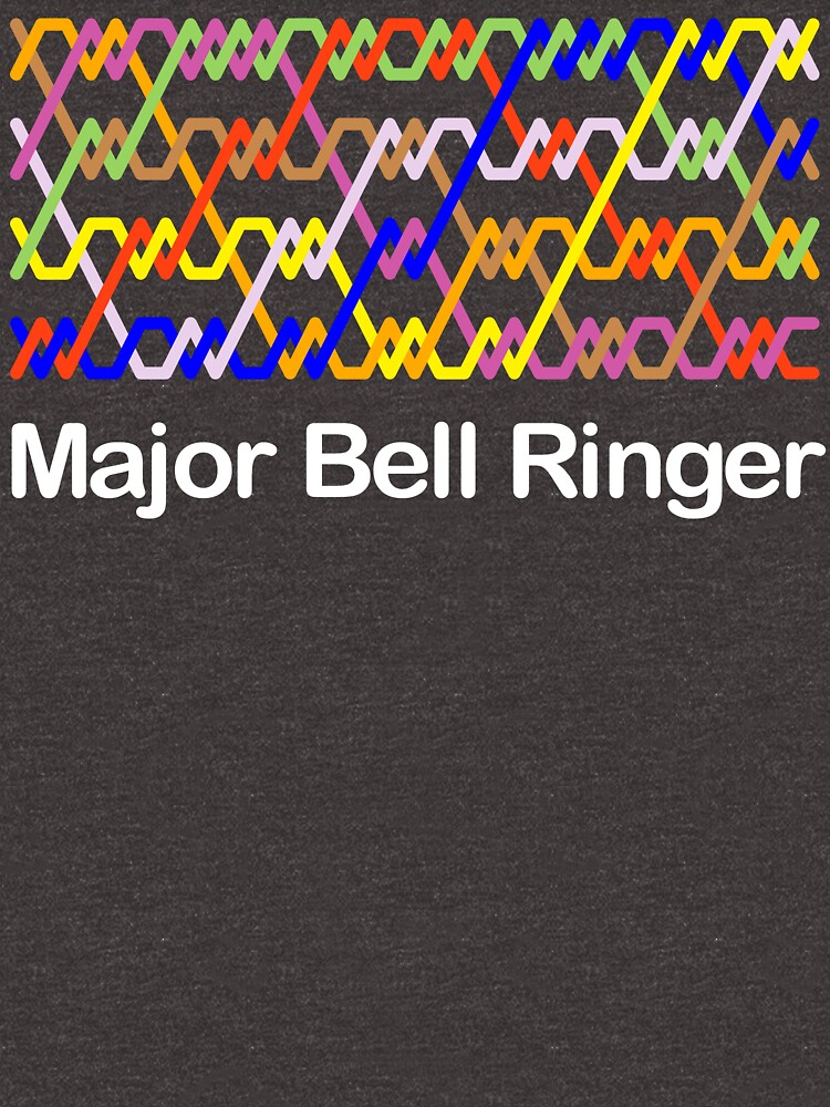 "Bell Ringer Cambridge Surprise Major (Dark Background)" T-shirt for ...