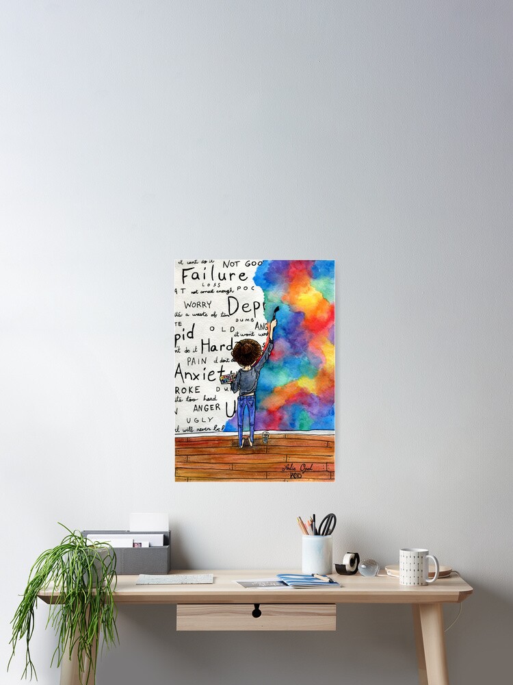 "Always Keep Fighting Watercolor Painting (2015) REVAMP" Poster for ...