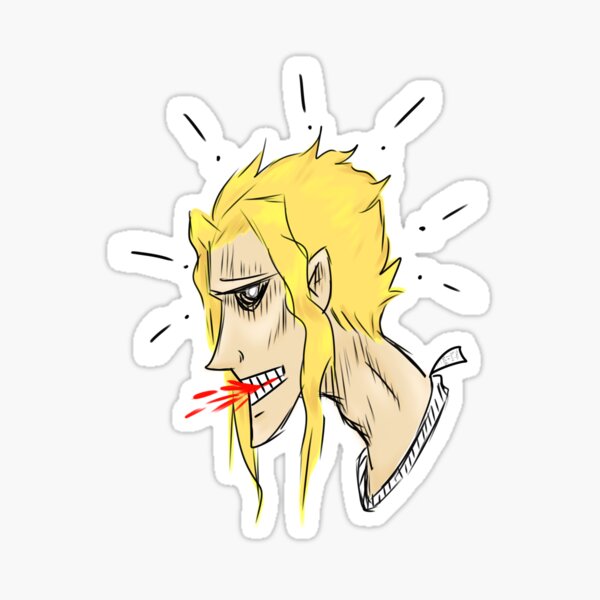 "Toshinori Yagi: Small Might" Sticker by PastyArt | Redbubble