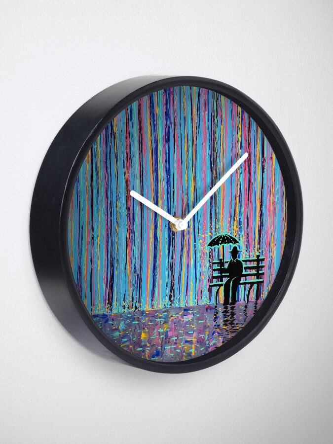 "Acid Rain #3 - (MUCH LARGER REMAKE OF ORIGINAL)" Clock for Sale by ...