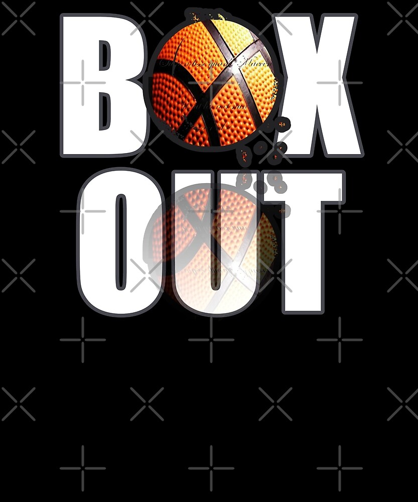 «Box Out Basketball Move Graphic Saying» de MaystarArts | Redbubble
