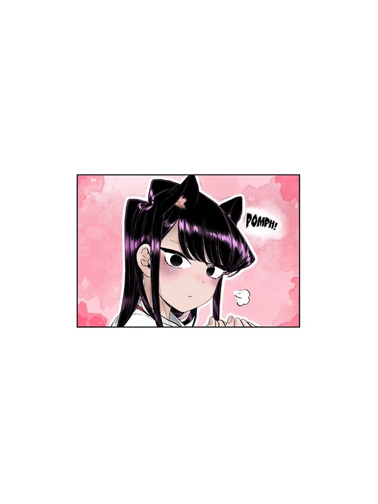Komi San Cant Communicate Cat Ears Pomph Sticker Iphone Case For Sale By Taurus930 Redbubble