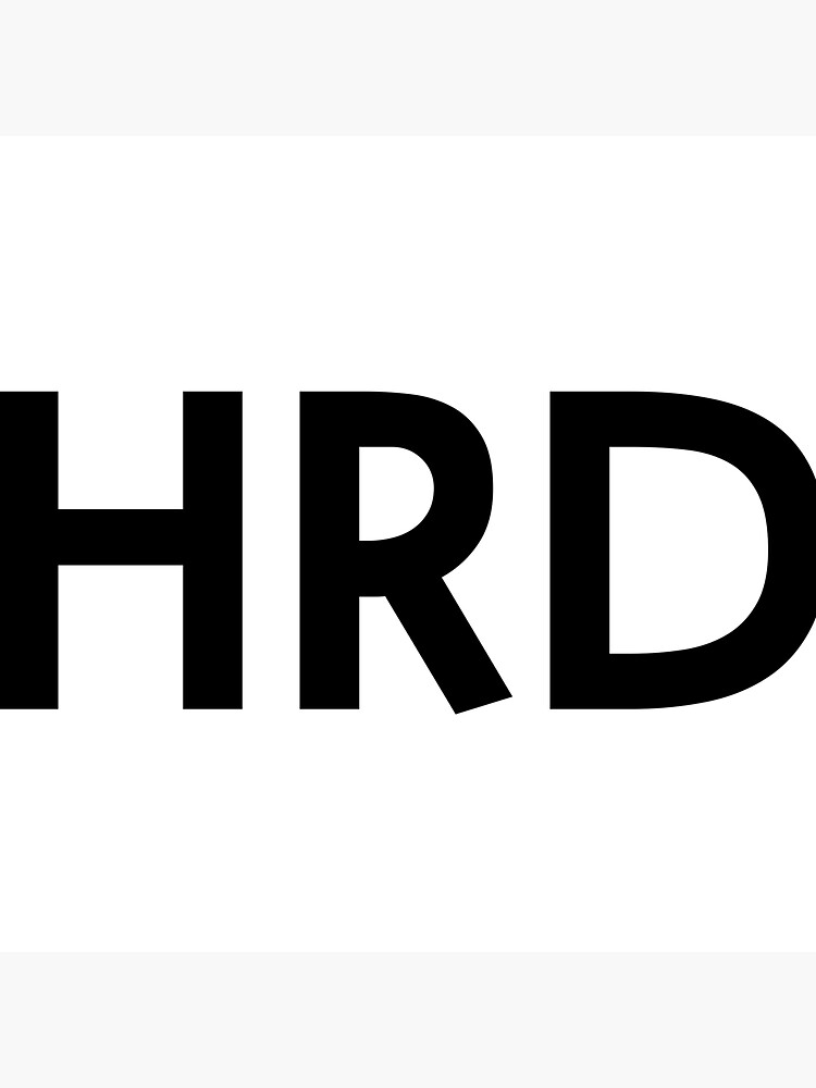 "HRD logo" Sticker by basslines | Redbubble