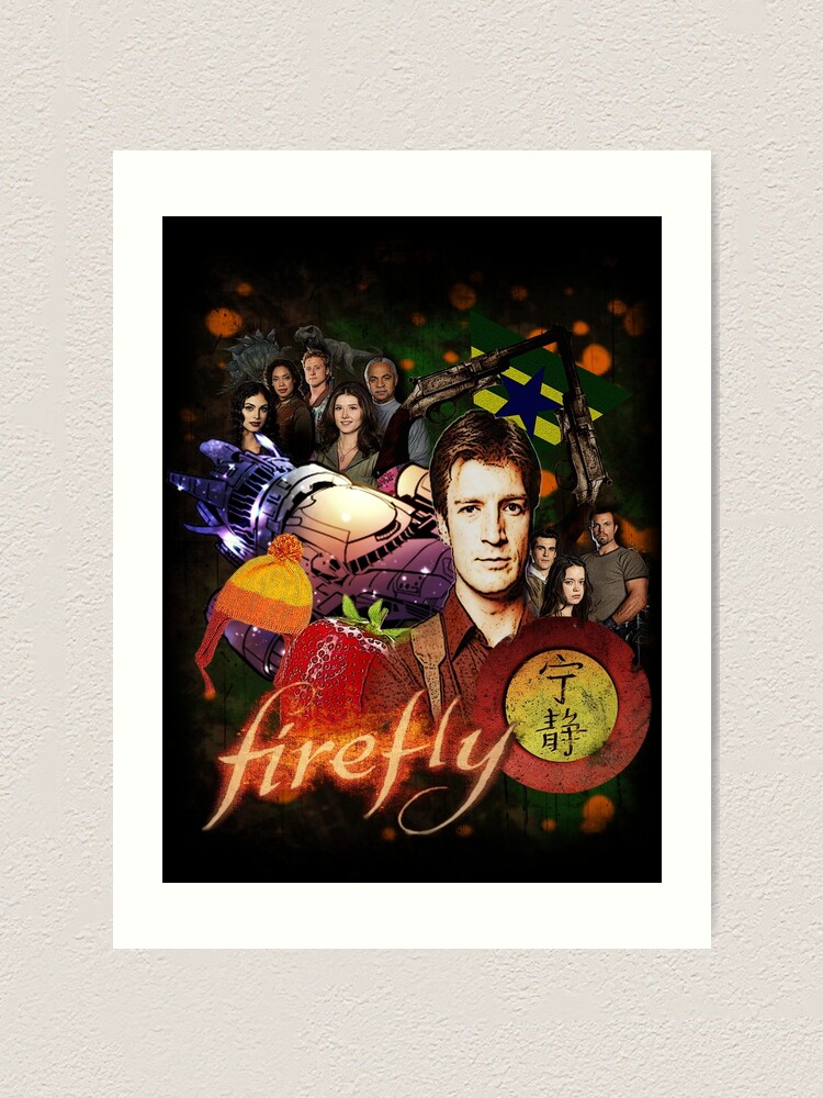 "Firefly Cast Collage" Art Print for Sale by Gwright313 | Redbubble