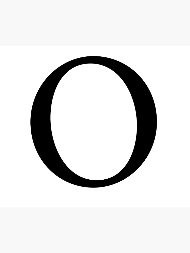 "Letter O - Roman" Poster for Sale by aether951 | Redbubble