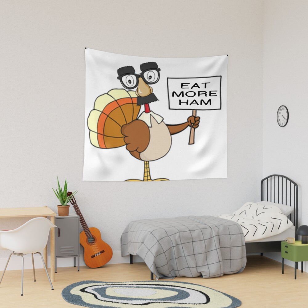 "EAT MORE HAM (THANKSGIVING)" Poster for Sale by CalliopeSt | Redbubble