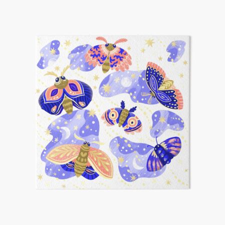 "Moths Trans" Art Board Print by All-Streets | Redbubble