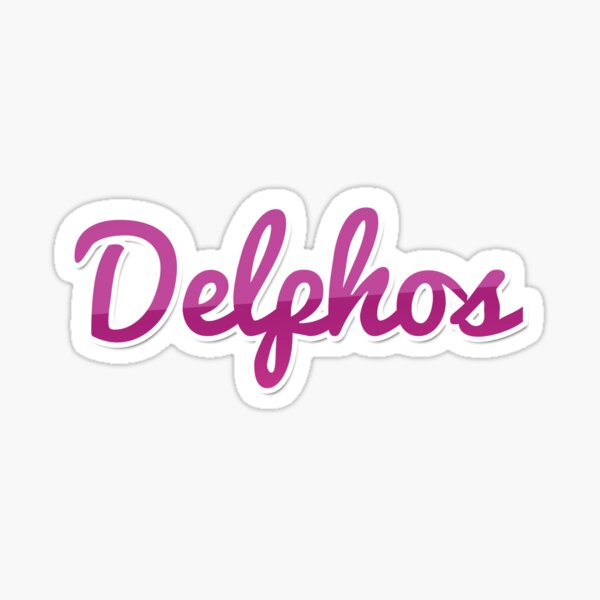 "Delphos" Sticker by rednready6 | Redbubble