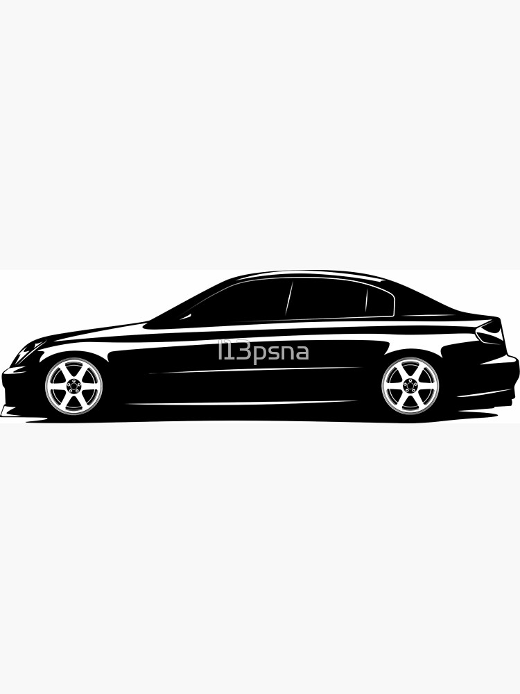 "Low G35 Sedan" Poster by l13psna | Redbubble