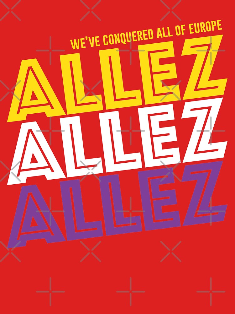 "Allez Allez Allez" T-shirt for Sale by LightningDes | Redbubble ...