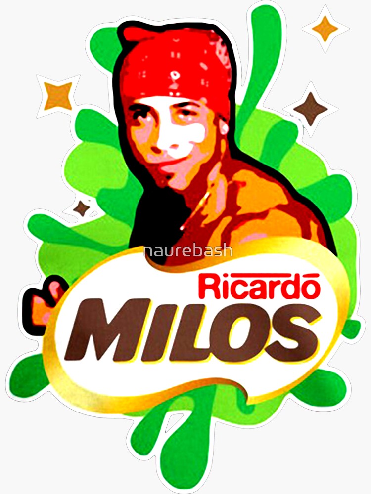 "Ricardo Milos" Sticker for Sale by naurebash | Redbubble