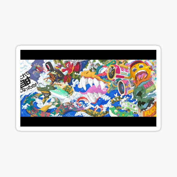 "Japanese Sticker Bomb" Sticker for Sale by pipsta | Redbubble