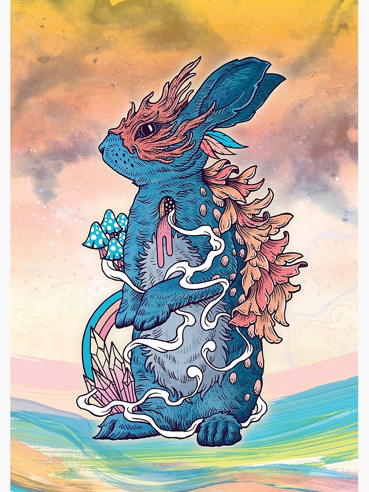 "Lucky Rabbit" Poster by MatMiller | Redbubble