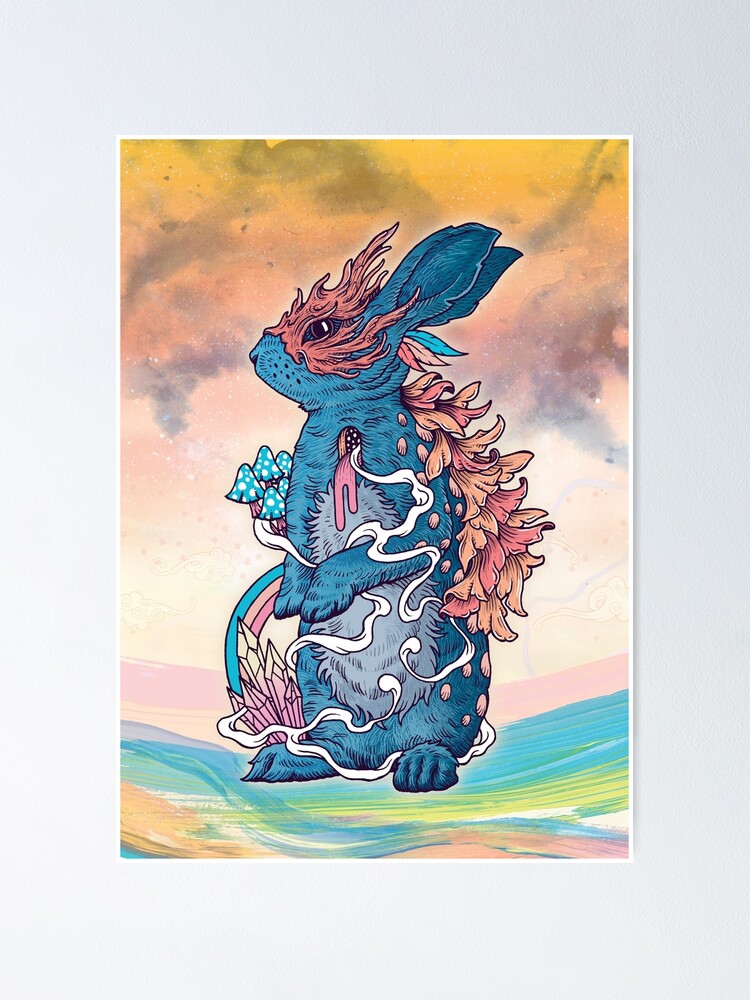 "Lucky Rabbit" Poster by MatMiller | Redbubble