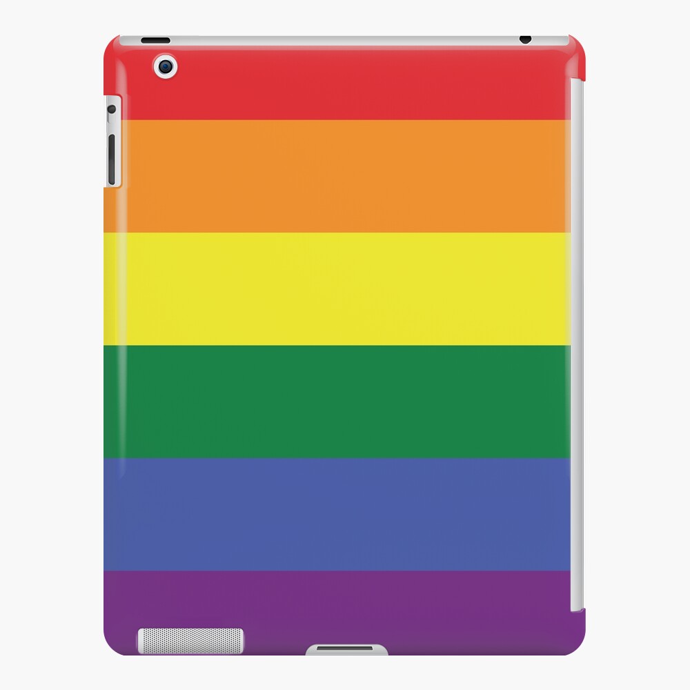 Lgbtqia Community Minimal Square Pride Flag Ipad Case And Skin For