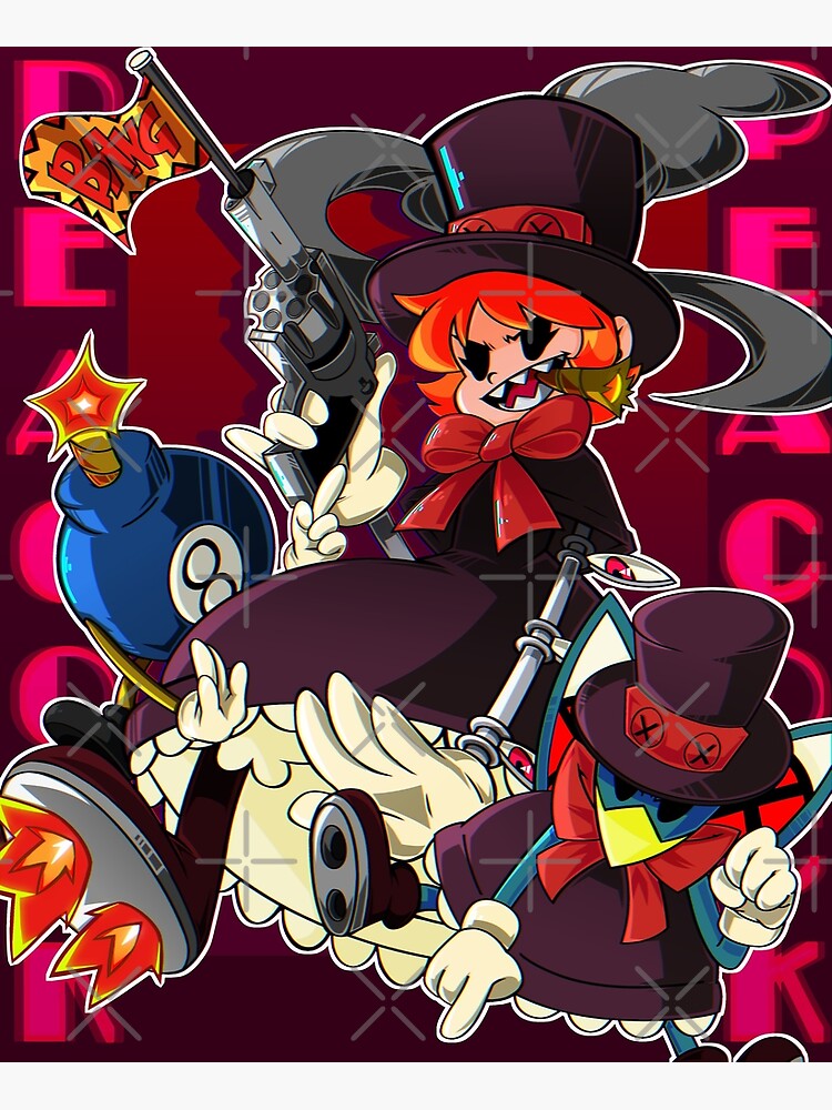 Skullgirls Peacock Poster For Sale By Crispycashou Redbubble