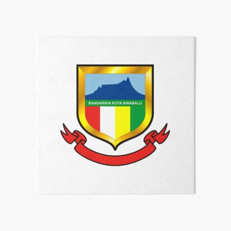 "Coat of Arms of Kota Kinabalu, Malaysia" Art Board Print by PZAndrews ...