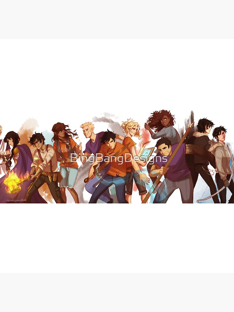 "percy jackson-Heroes of Olympus" Clock for Sale by BingBangDesigns ...