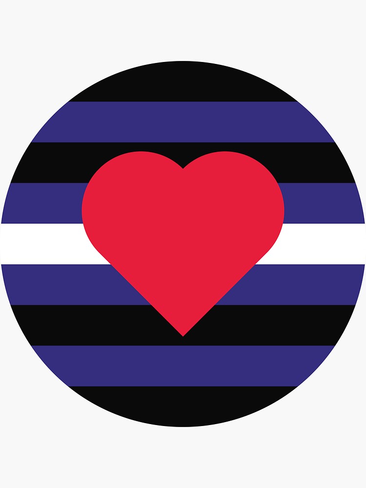 "Leather Community Minimal Circle Pride Flag" Sticker by JustDec ...