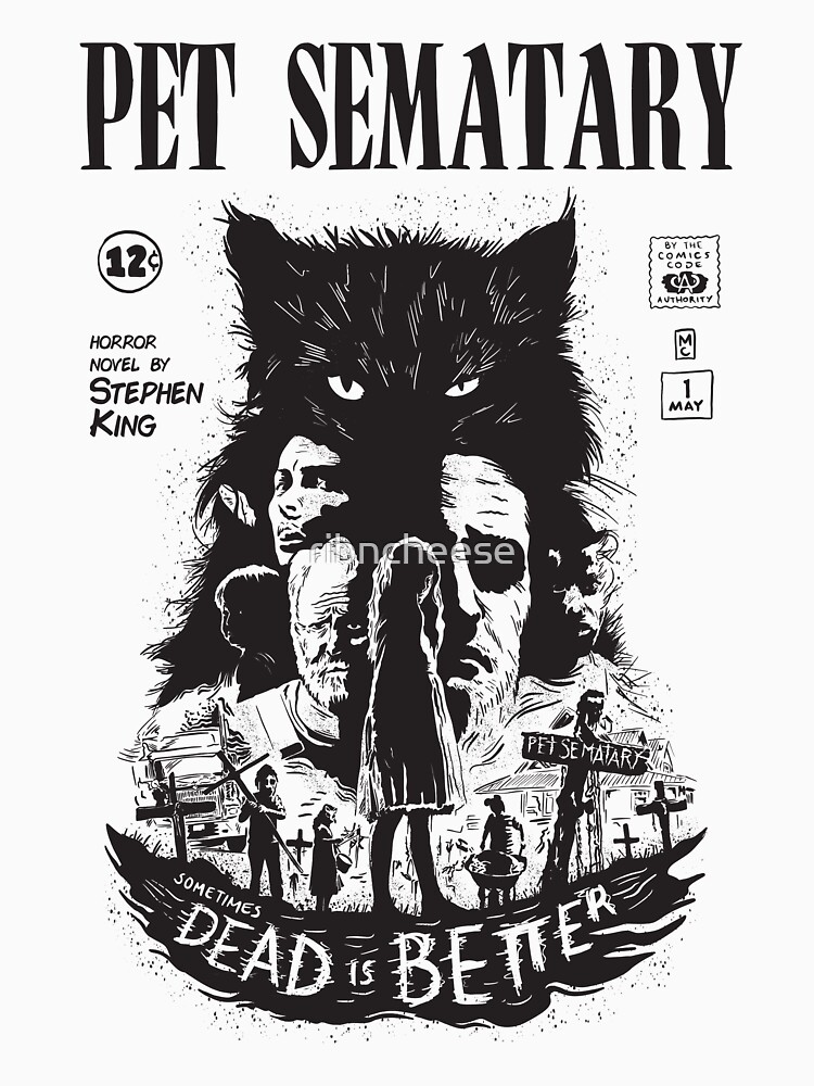 "Pet Sematary" T-shirt for Sale by ribncheese | Redbubble | pet t ...