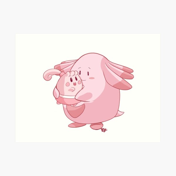Chansey Art Prints | Redbubble