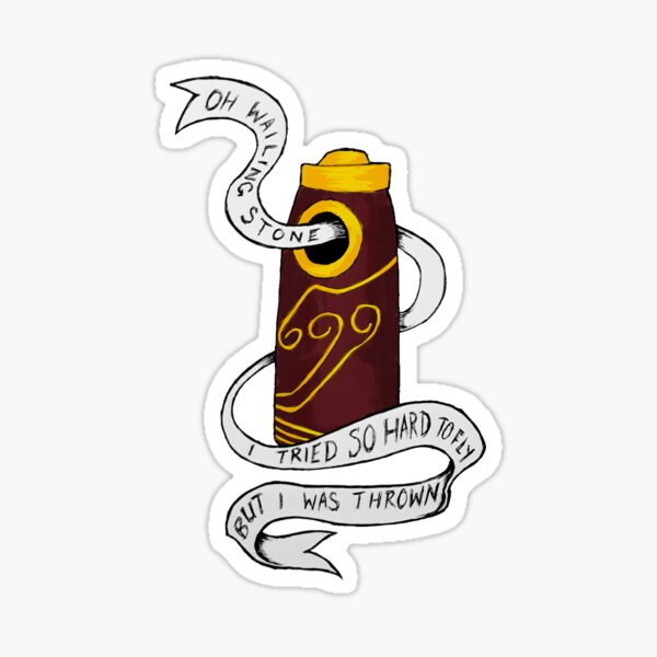 "WAILING STONE" Sticker for Sale by jilesfallen | Redbubble