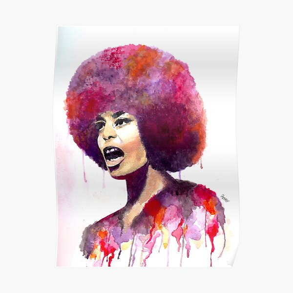 "Angela " Poster by MoInTheStudio | Redbubble