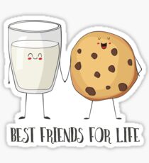 Milk And Cookies Stickers | Redbubble