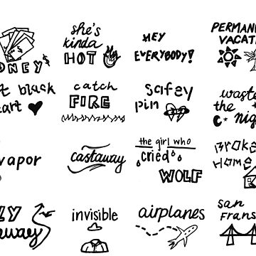 "5sos sgfg" Sticker for Sale by disconnectd | Redbubble