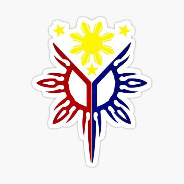 "Philippines flag symbol" Sticker for Sale by jsvshop | Redbubble