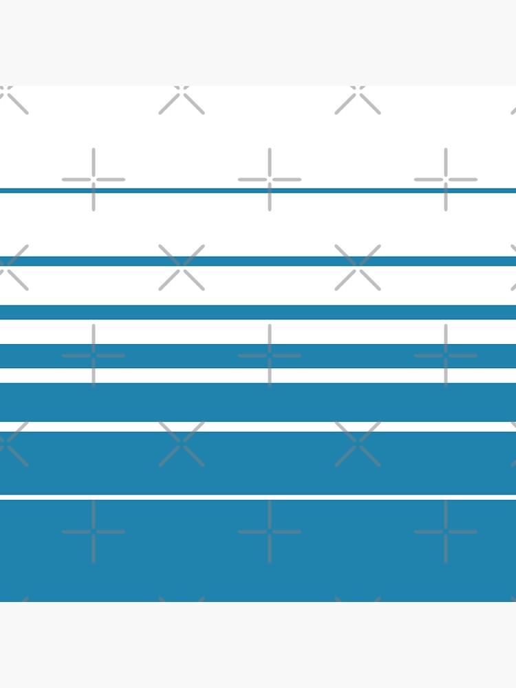 "Blue Ombre Fibonacci stripes" Sticker for Sale by ImageNugget | Redbubble