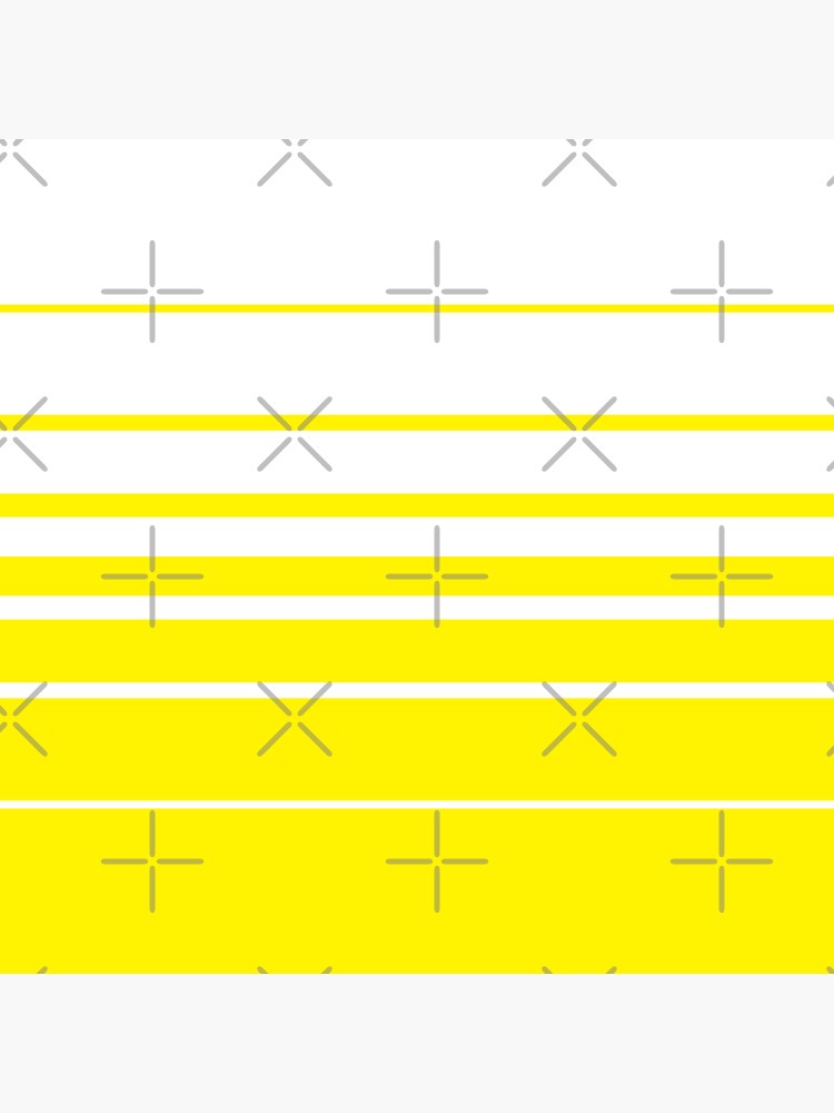 "Yellow Ombre Fibonacci stripes" Sticker by ImageNugget | Redbubble