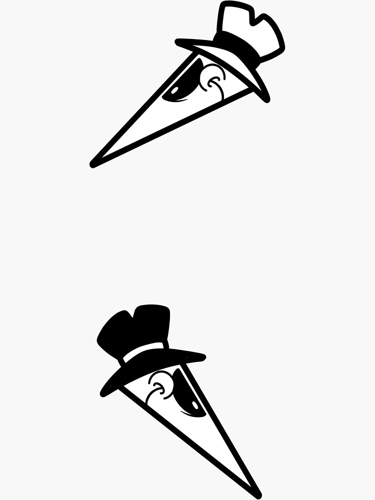 "Spy vs. Spy" Sticker for Sale by Cartooony | Redbubble