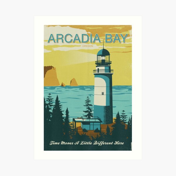 "Arcadia Bay - Vintage Tourism Poster" Art Print for Sale by BenClark ...