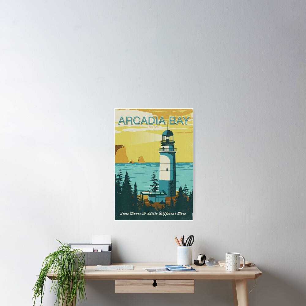"Arcadia Bay - Vintage Tourism Poster" Poster for Sale by BenClark ...