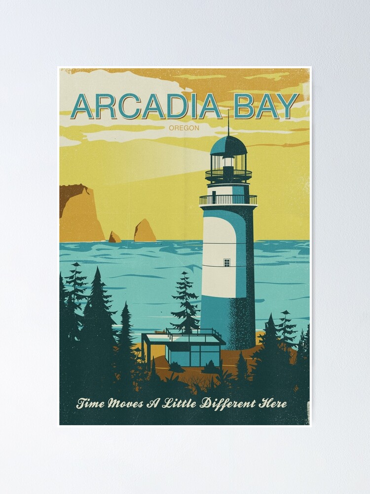 "Arcadia Bay - Vintage Tourism Poster" Poster for Sale by BenClark ...