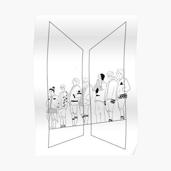 "BTS - Spring Day logo" Poster for Sale by CinderTrack | Redbubble