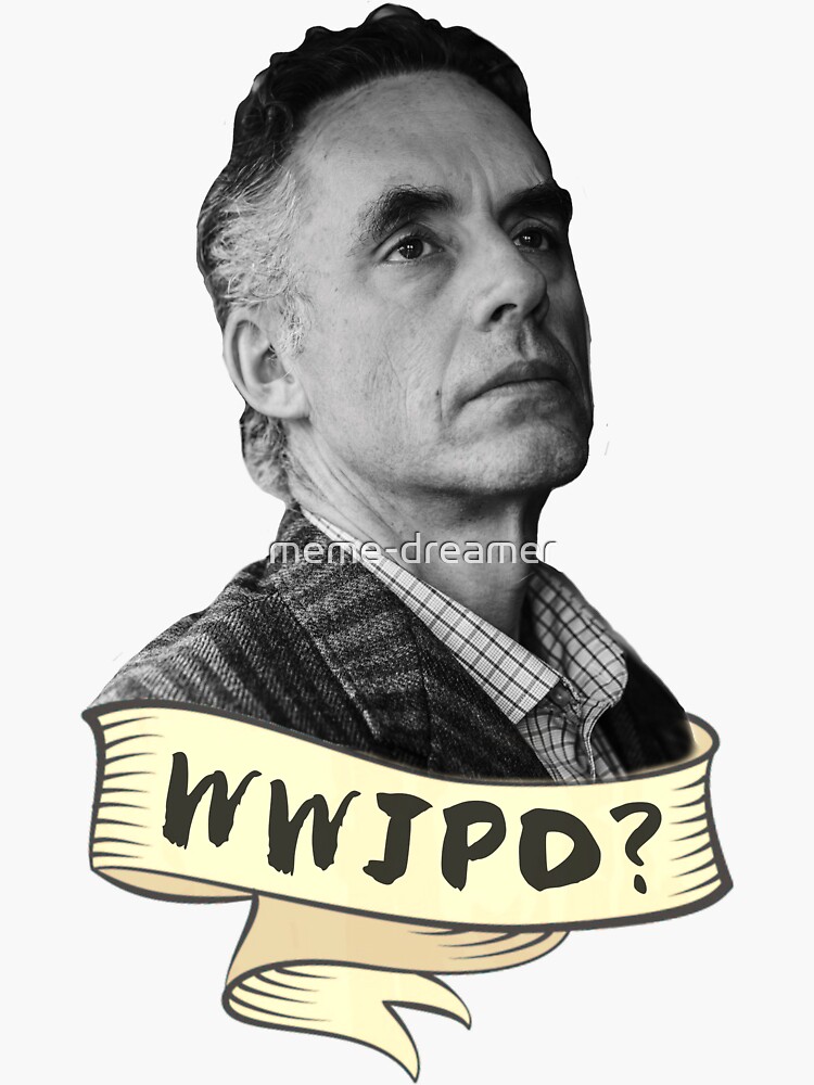 "JBP WWJPD?" Sticker by meme-dreamer | Redbubble