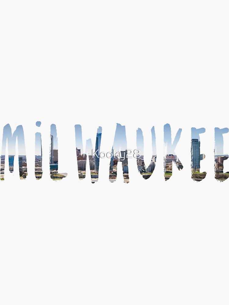 "Milwaukee Wisconsin" Sticker by Kooky28 | Redbubble