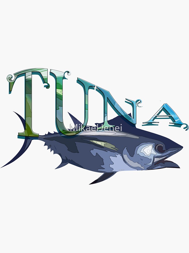 "Tuna Fish" Sticker by MikaelJenei | Redbubble