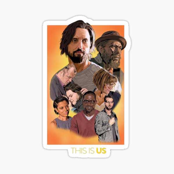"This is US" Sticker by LarryLetterman | Redbubble